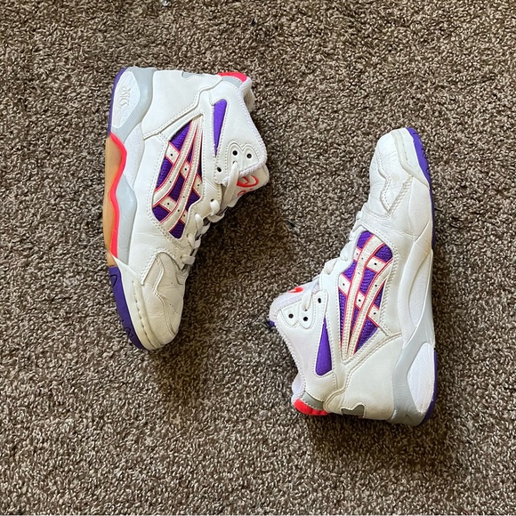 Asics | Shoes | Asics Gel Hightop Sl 34 Sz 7 Vibrant 8s Colorway | Poshmark